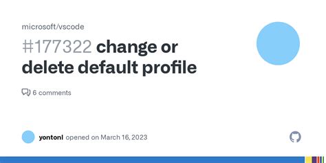 Change Or Delete Default Profile Issue Microsoft Vscode GitHub