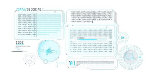 Premium Vector Interface Of The Program For Processing And Decoding