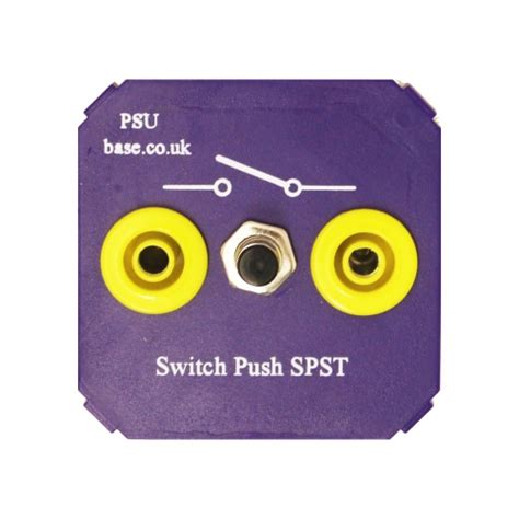 Psu Base Modular Electricity Components Switch Push Type Spst School Science Equipment
