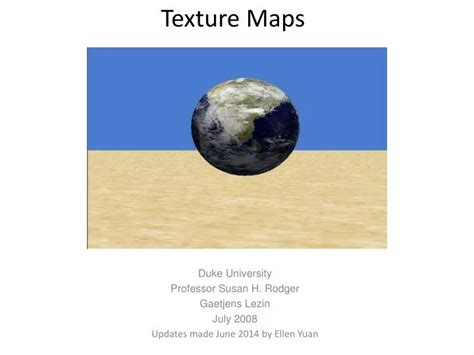 PPT Texture Maps PowerPoint Presentation Free Download ID
