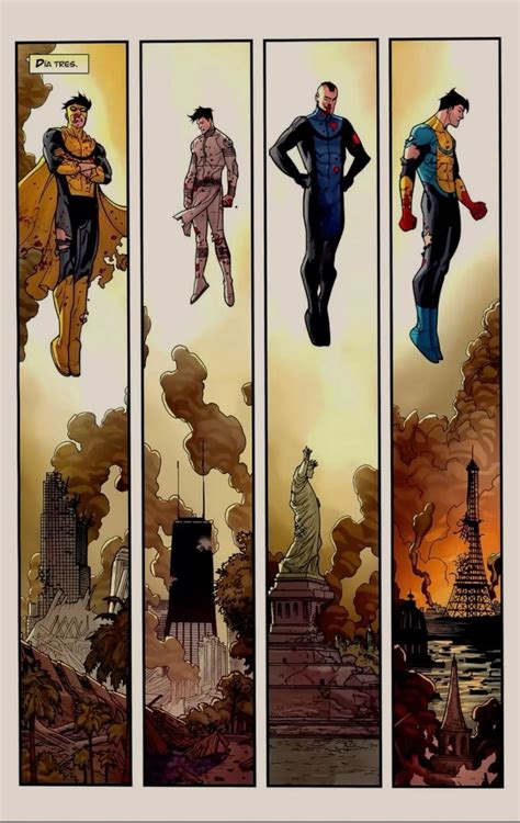 Invincible Comic Panels