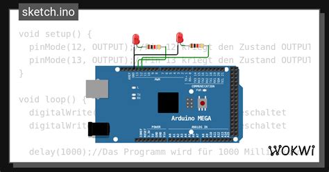 Ag Wechselblinkerbeispielcode Wokwi Esp32 Stm32 Arduino Simulator