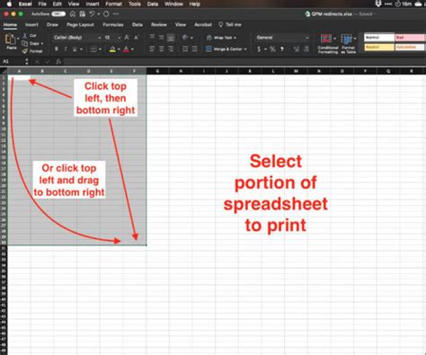 How To Print Part Of A Microsoft Excel Spreadsheet The Techie Senior