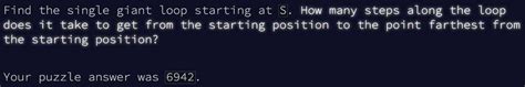 2023 Day 10 Part 1 A Funny Number Radventofcode