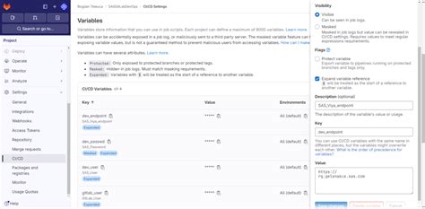 Setting Up Sas Viya With Gitlab Ci Cd Pipelines Step Three