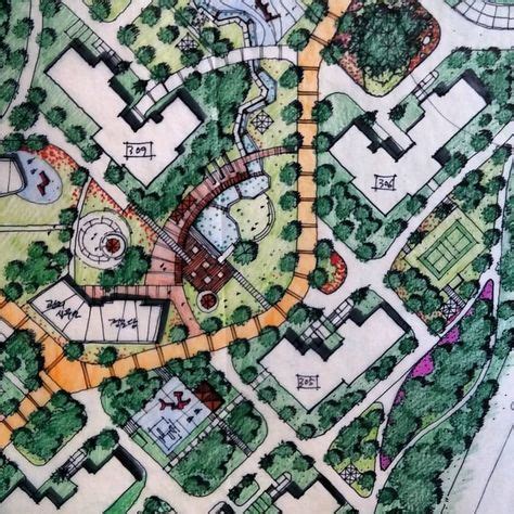 30 MARKER RENDERING Ideas Landscape Architecture Landscape Architecture Design Landscape Plans