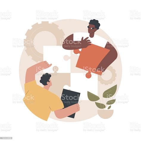 Collaboration Abstract Concept Vector Illustration Stock Illustration Download Image Now Istock