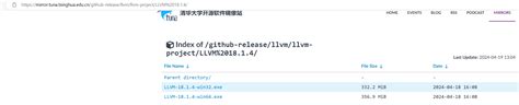 国内有没有 llvm 二进制版本（windows）的镜像？ programming emacs china