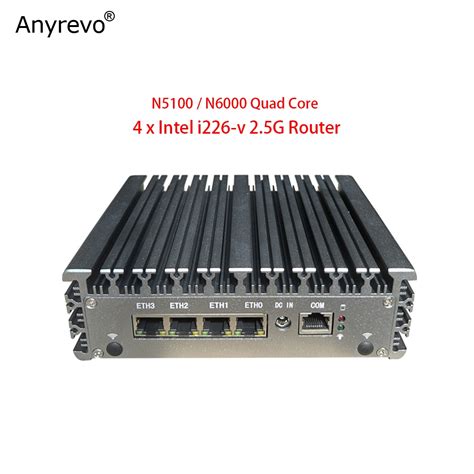 Fanless Intel Pentium N Quad Core Mini PC Intel I G Soft Router LAN M PfSense