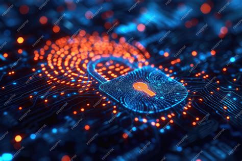 Premium Photo Personal Data Protection Digital Fingerprint Trace A