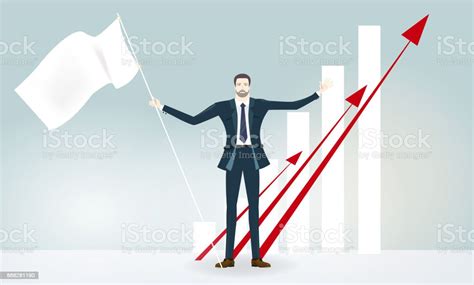 성장 차트 앞 벌리고 손으로 성공적인 사업 승리 선도 성공 테마 그림입니다 1에 대한 스톡 벡터 아트 및 기타 이미지 1 감독 거리 Istock