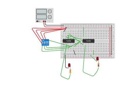 Circuit Design Parity Checker Tinkercad