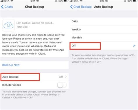 How To Stop Whatsapp Backup For Iphone And Android Users