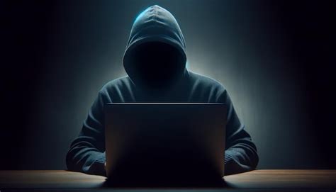 Premium Photo Hacker With Laptop