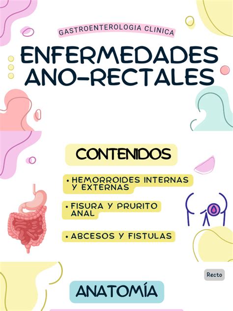 Enfermedades Ano - Rectales | PDF | Hemorroides | Recto