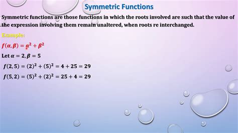 Symmetric Functions Youtube