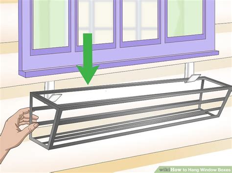 Ways To Hang Window Boxes WikiHow