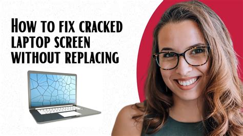 How to fix cracked laptop screen without replacing - YouTube