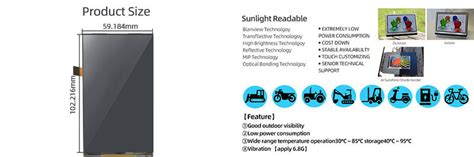 COM48H4M70ULX Ortustech 4 8 Inch TFT LCD Display 7201280 MIPI Interface LCD Panel YOURITECH