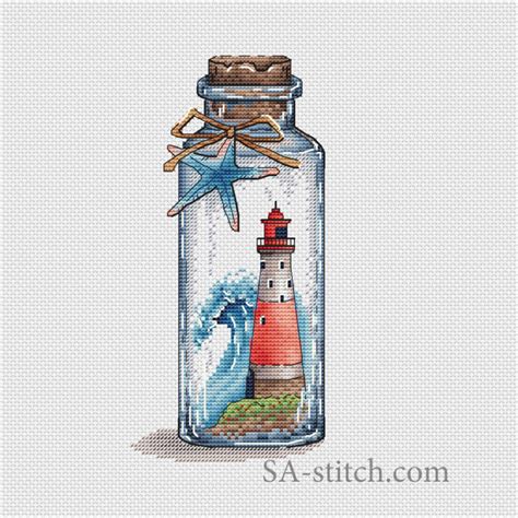 Маяк у пляшці | SA-stitch