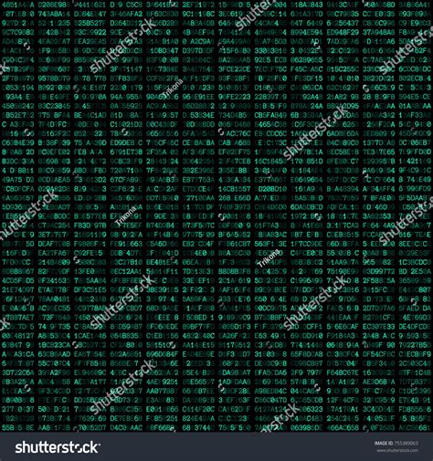 Vector Teal Color Hexadecimal Code Text Stock Vector Royalty Free