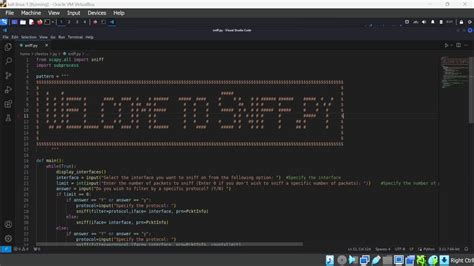 Cybersecurity Python Networksniffer Internship Codealpha