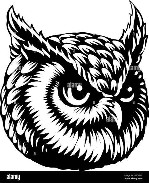 Owl Face Head Mascot Bird Illustration Stock Vector Image And Art Alamy Owl Face Head Mascot Bird Illustration Stock Vector Image And Art Alamy