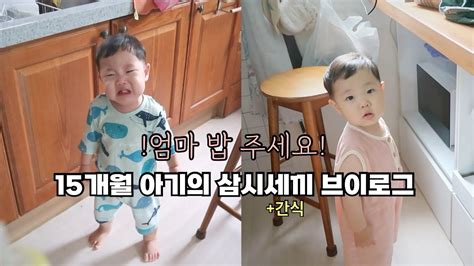 육아브이로그 키 85cm 몸무게 135kg우량한 15개월 아기의 삼시세끼간식 브이로그우리집 종간나 세ㄲ ️ 간 없는 유아식 중입니다😊