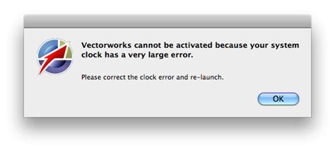 Activation Error System Clock Has A Very Large Error Troubleshooting Vectorworks Community
