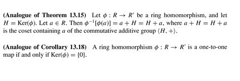 Solved Analogue of Theorem Let ϕ RR be a ring Chegg com