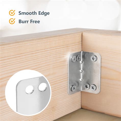 Heavy Duty Right Angle Metal Brackets For Mounting 25 Pack Powertec Cabinet Hardware Shelf