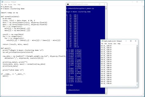 Min Max Data Normalization With Python James D Mccaffrey