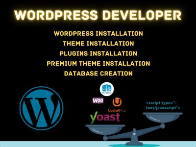 A Attractive WordPress Theme And Plugin Installation With Customization Upwork