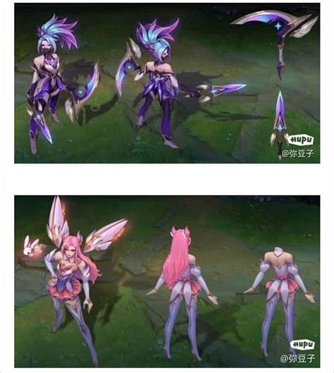 League Of Legends Leaks Provide First Look At Star Guardian Akali And Kai Sa