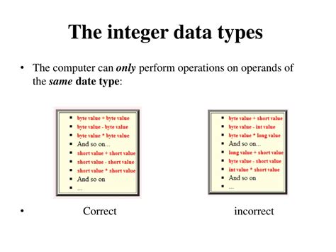 PPT Integer Numerical Data Types PowerPoint Presentation Free Download ID