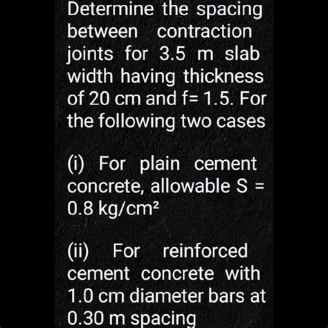 Answered Determine The Spacing Between Bartleby