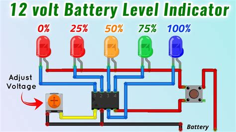 Battery Voltage Indicator Circuit