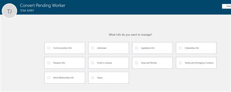 How To Take This Page To Select The Convert Pending Worker Options — Cloud Customer Connect