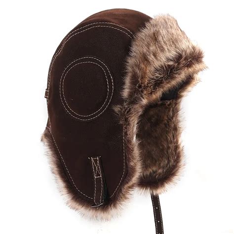 Classic Faux Leather Trapper Hat 1000 Designs Free Shipping