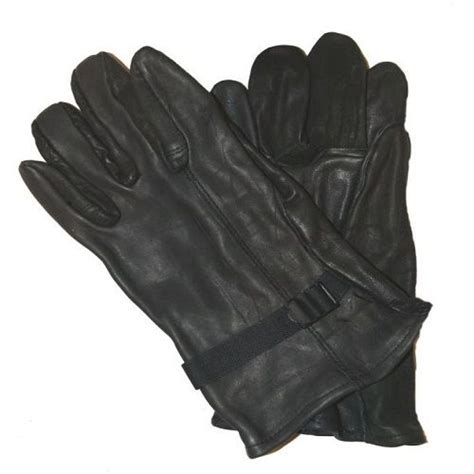 Used Gi All Leather Black D3a Gloves Army Navy Sales