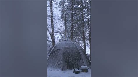 21℃ 텐트 밖은 북극 텐트안은 그 어느때 보다 따뜻했던날 Shorts Youtube