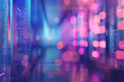 Server Room Data Center Big Data Storage Cloud Computing Technology