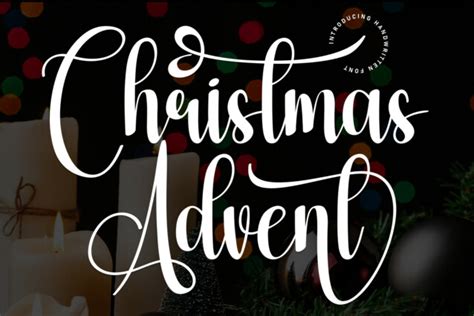 Christmas Advent Script Font Download Free Font