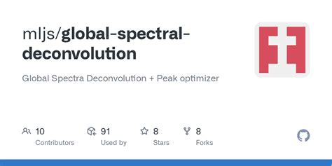Github Mljsglobal Spectral Deconvolution Global Spectra