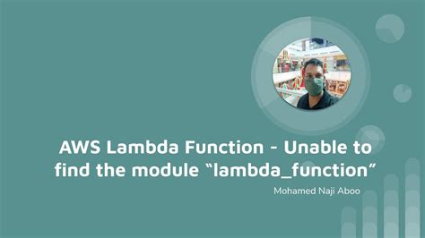 Aws Lambda Function Unable To Import Module Lambdafunction Youtube