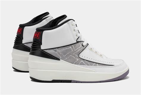 Jordan Air Jordan 2 Retro Python Mens Lifestyle Shoes White Fire Red