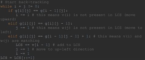Dynamic Programming Algorithms