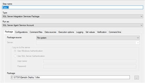 Execute Package Utility Pass Project Parameters On Set Values Tab