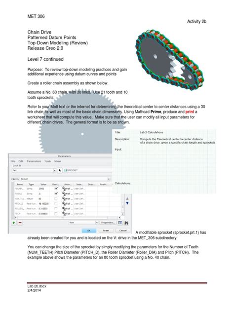 Chain Drive Patterned Datum Points Top Down Modeling Review Release