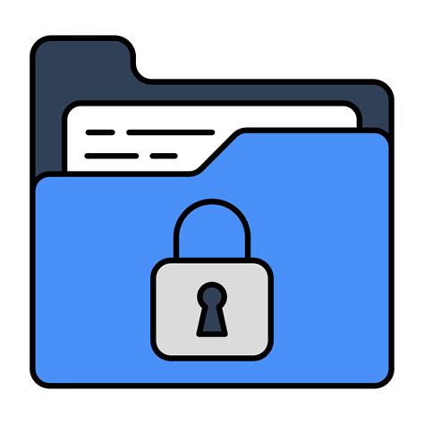 Premium Download Icon Of Locked Folder 24168908 Vector Art At Vecteezy